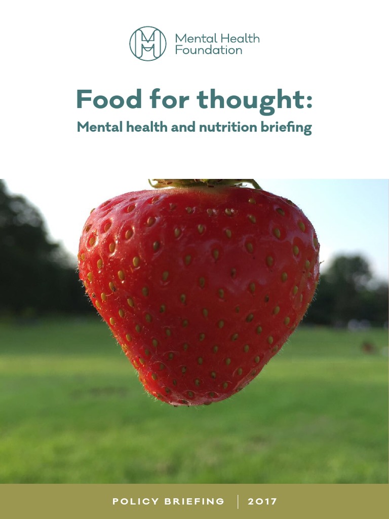 Food For Thought Mental Health Nutrition Briefing March 2017 | PDF ...