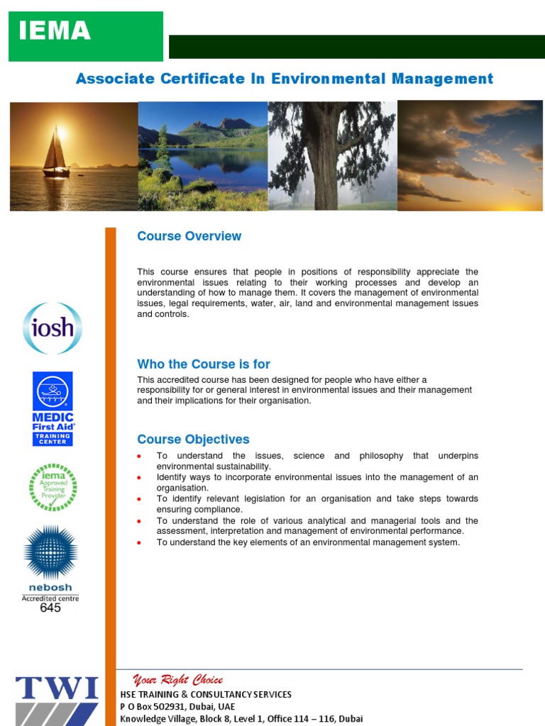 New Iema Flyer | PDF | Environmental Resource Management | Payments