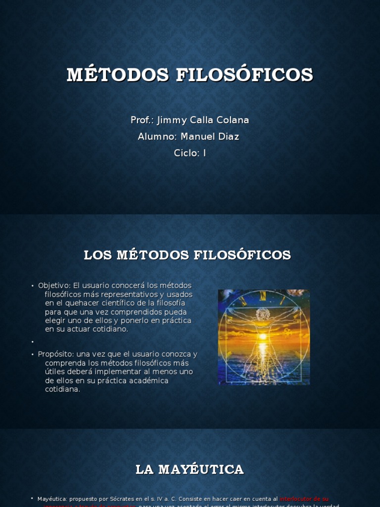 Métodos Filosóficos | PDF | Dialéctico | Sócrates