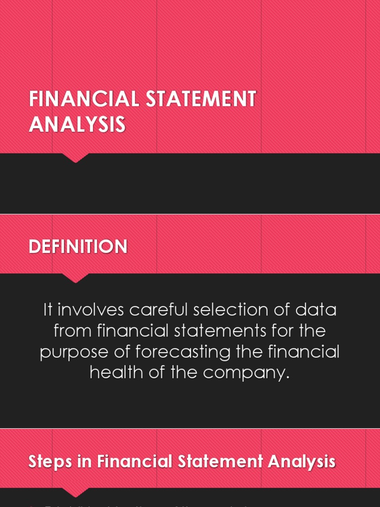 Financial Statement Analysis For MBA Students | PDF | Dividend | Revenue