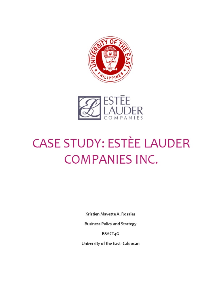 Estée Lauder Case Study Analysis | PDF | Career & Growth
