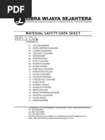 MSDS Bowl Getter Cleaner | PDF | Water | Chemistry