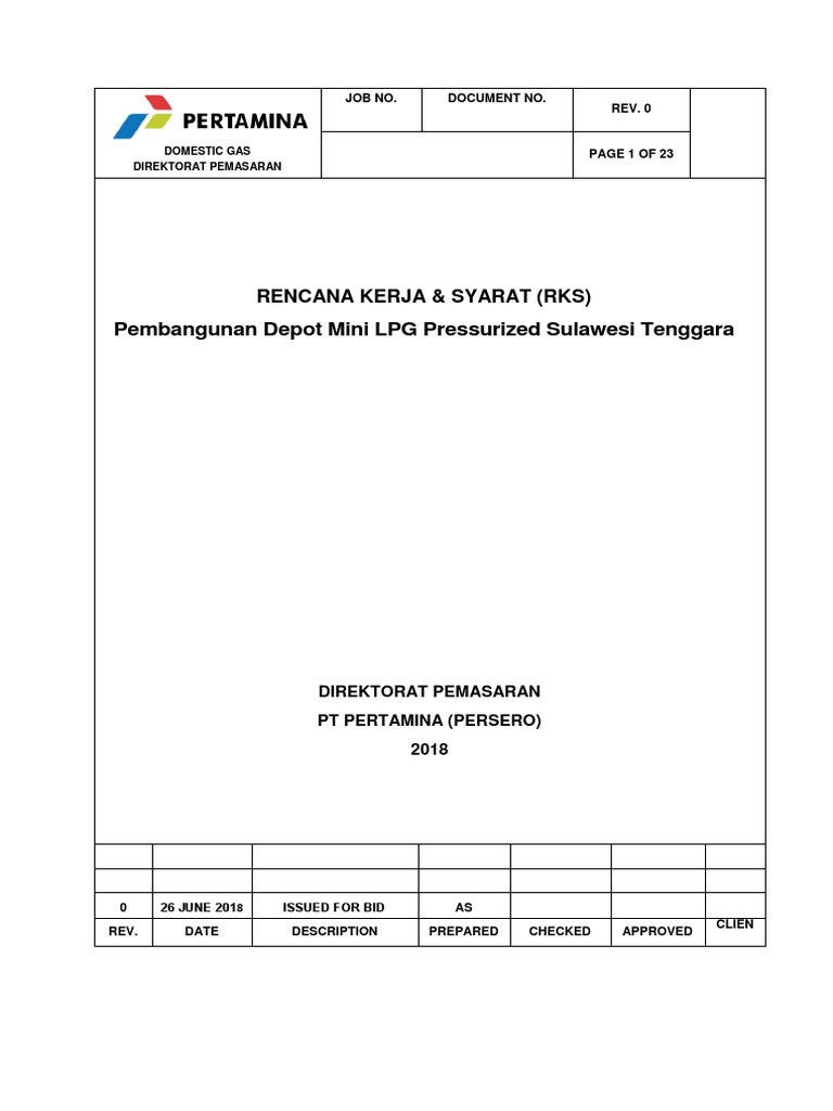 Contoh PFD DM LPG Lombok | PDF