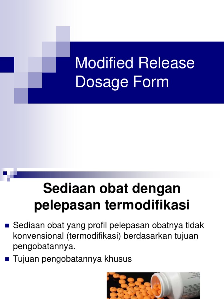Modified Release PDF | PDF