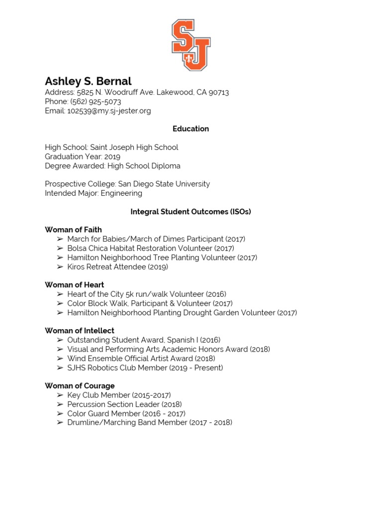 Asb Capstone Resume | PDF
