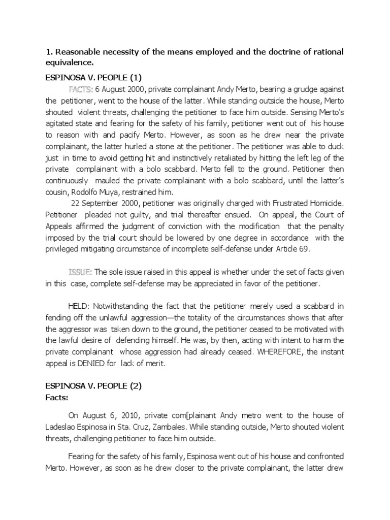 Case Digest Week 4 | PDF | Insanity Defense | Burden Of Proof (Law)