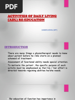 ADL Scoring Cheat Sheet | PDF | Hygiene | Wheelchair