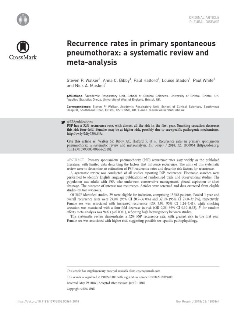 Walker 2018 | PDF | Meta Analysis | Randomized Controlled Trial