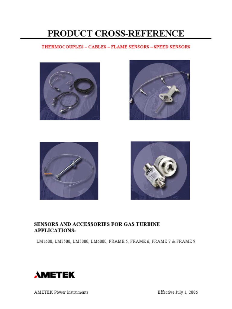 Crossref 01062006 Data Sheet | PDF | General Electric | Turbine