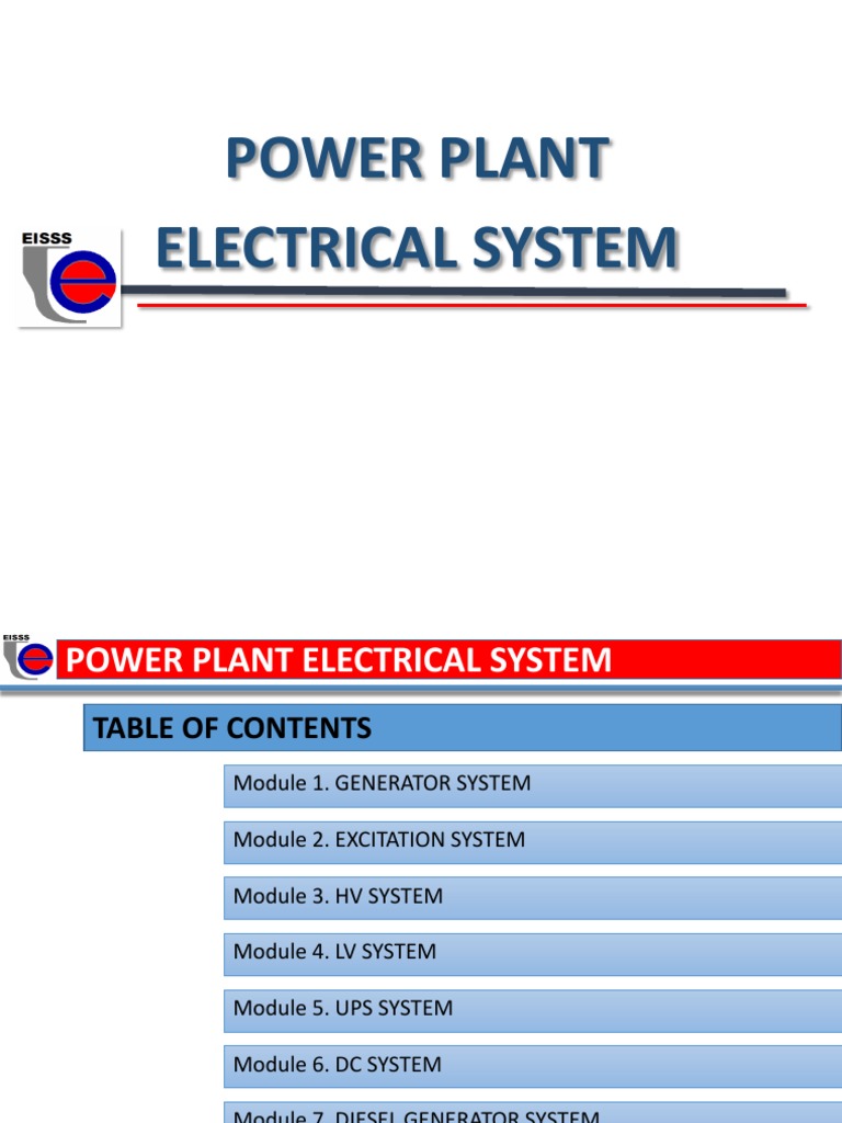 TOC Electrical System | PDF | Electric Generator | Power Inverter