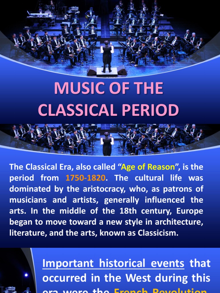 Classical Period Historical Events | PDF | Classical Period (Music ...