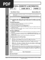 Mathongo Advanced Test Series | PDF | Chemistry | Physics