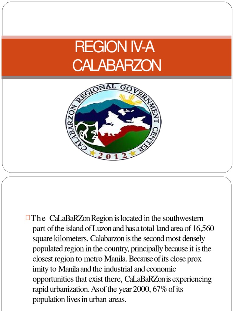 Region Iv-A Calabarzon | PDF | Cuisine | Foods