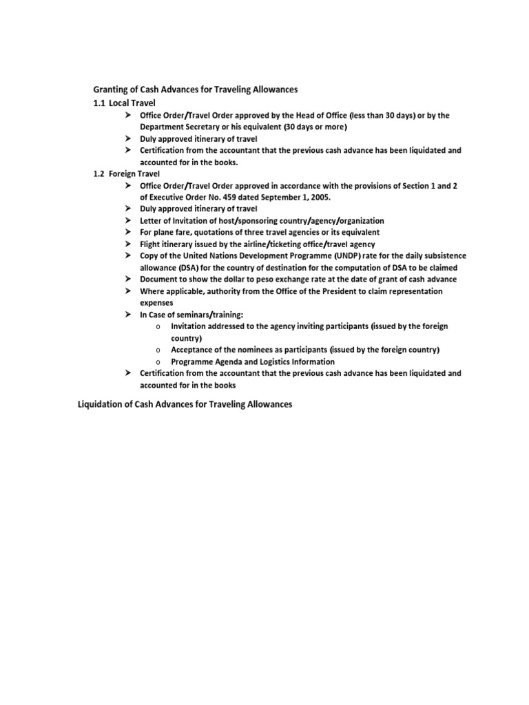 Types of Disbursement | PDF