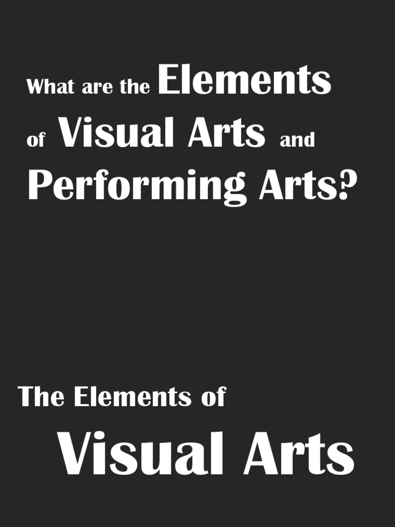 Elements of Visual and Performing Arts | PDF | Blue | Dances