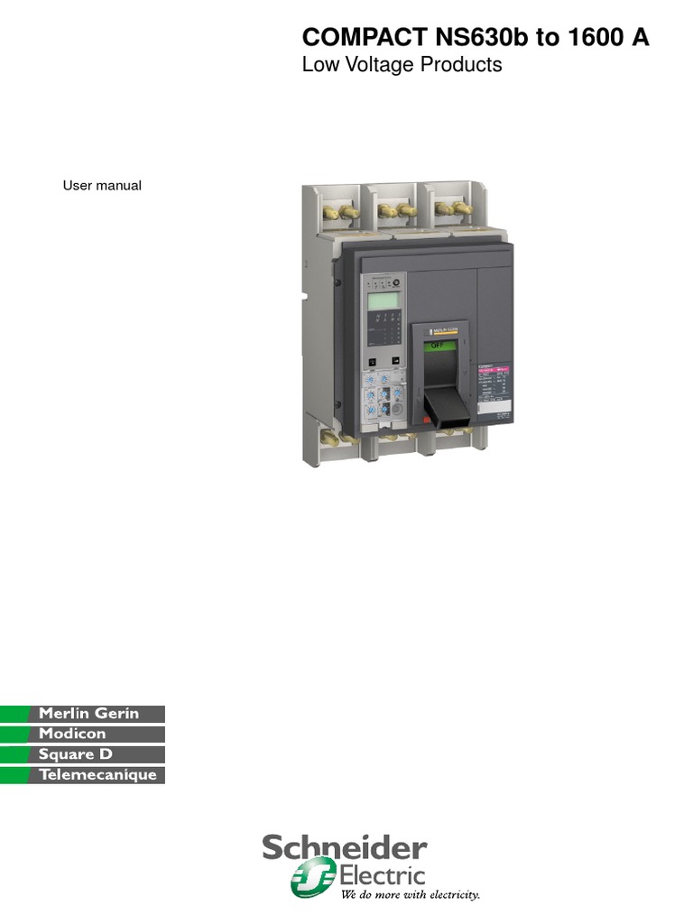 Compact NS630 1600 User Manual | PDF | Lock (Security Device) | Switch