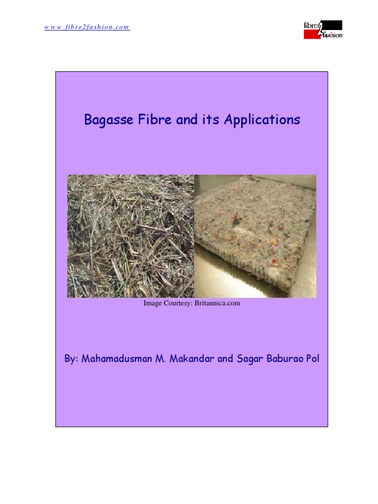 Bagasse and Its Application | PDF | Composite Material | Cellulose