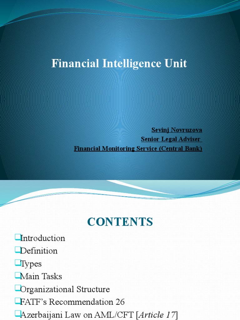 Financial Intelligence Units Explained | PDF | Money Laundering ...