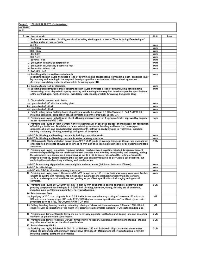 Chennai BOQ | PDF | Structural Steel | Flooring