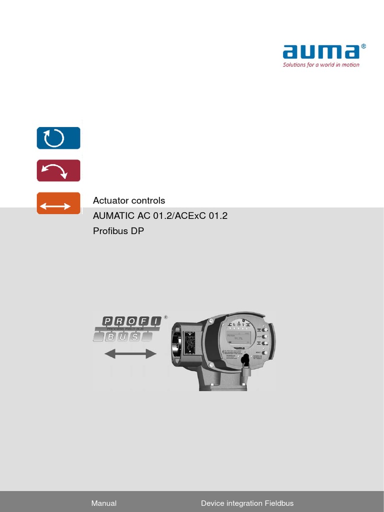 Auma Manovermodul Ac012 Manual Profibus Data Interface | PDF | Input/Output | Programmable Logic ...