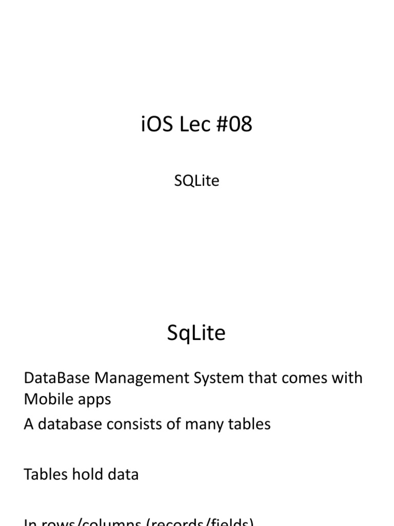 Lec#13 | PDF | Relational Database | Databases