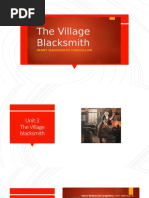 The Village Blacksmith Teacher Tip Card | PDF