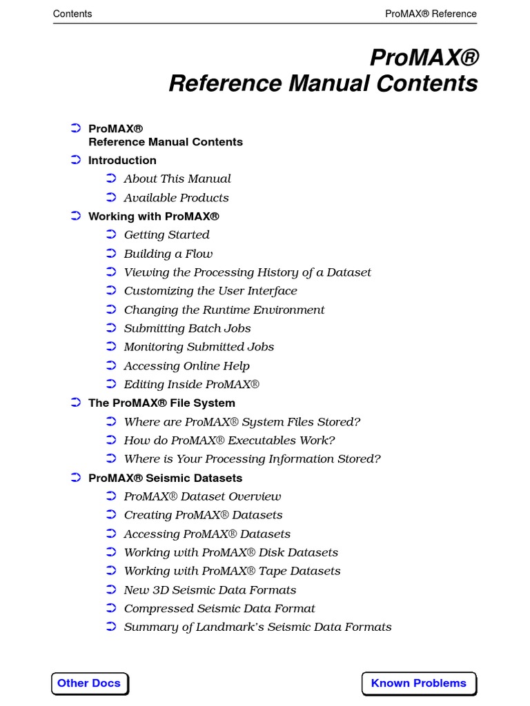 Promax Reference PDF | PDF | File Format | Filter (Signal Processing)