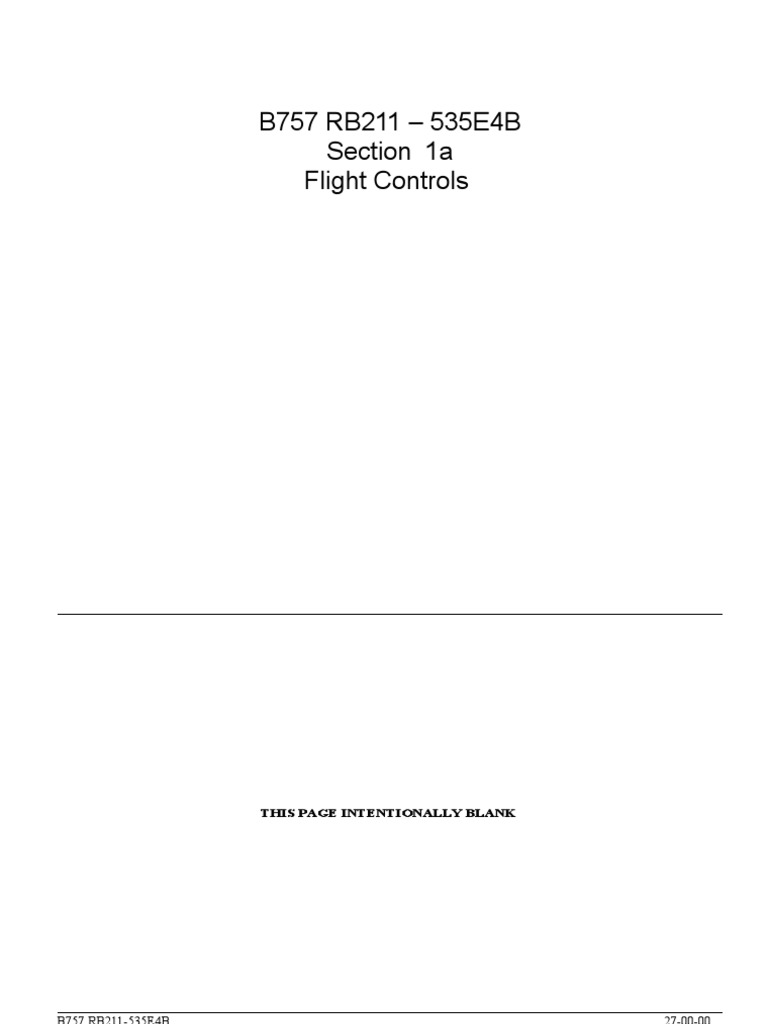 Boeing Flight Controls | PDF | Aircraft Flight Control System ...