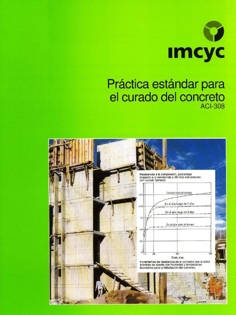 Practica Estandar para El Curado Del Concreto. ACI-308 PDF | PDF