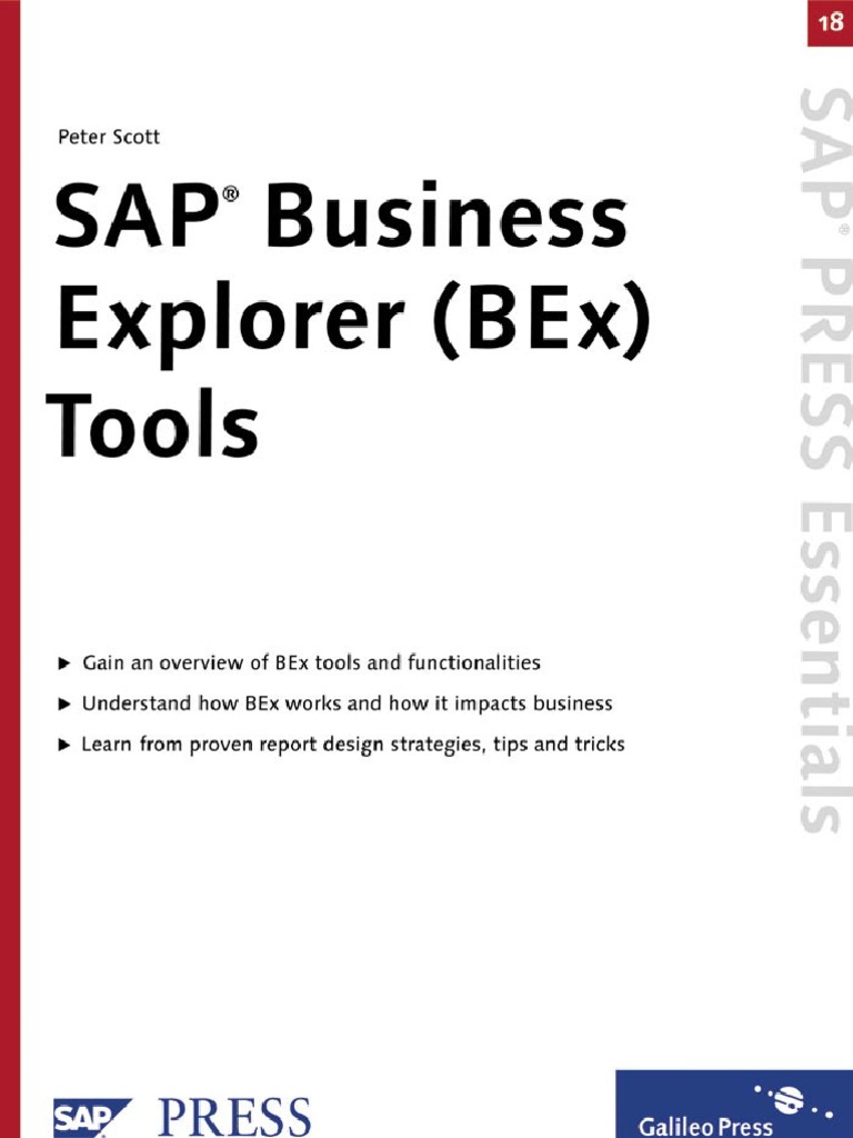 SAP Business Explorer Tools | Download Free PDF | Visual Basic For Applications | Data Warehouse