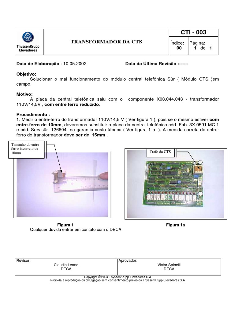 CTI - 003 Transformadores CTS | PDF