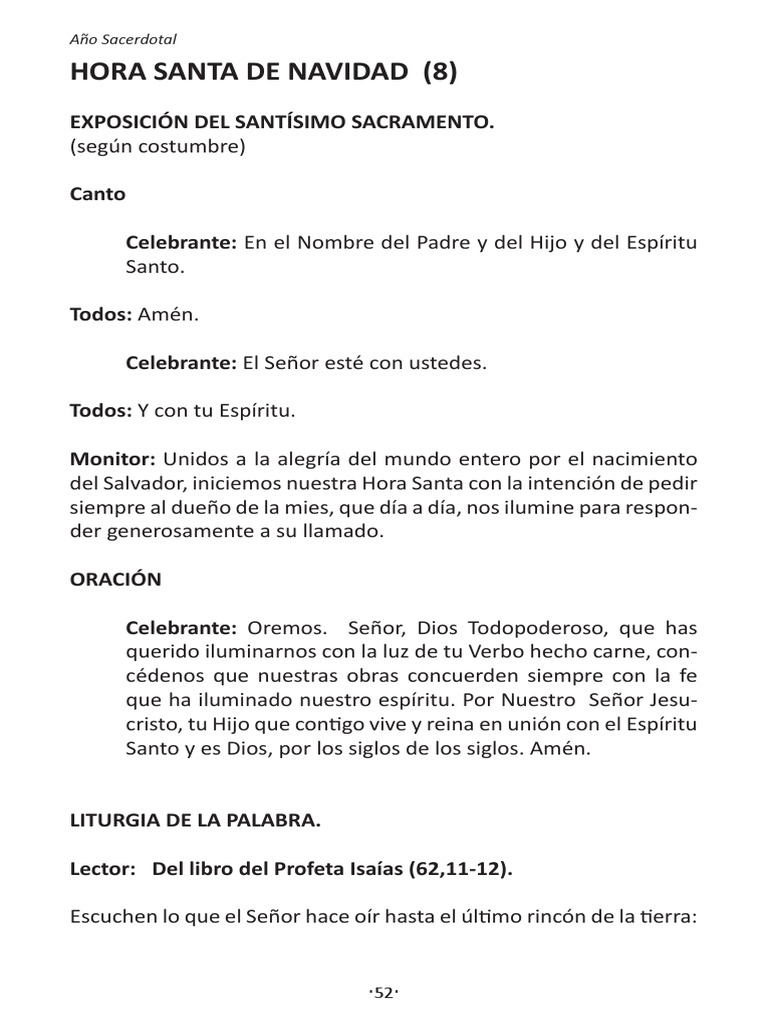 Hora Santa Adviento-8 | PDF | María, madre de Jesús | Cristo (título)