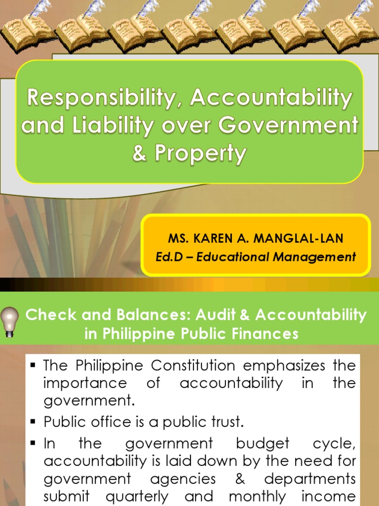 Government Accountability in Auditing | PDF | Auditor's Report | Audit