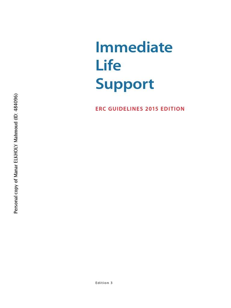 Immediate Life Support PDF | PDF | Cardiopulmonary Resuscitation ...