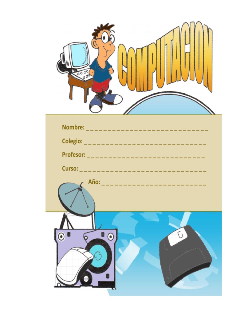 Caratula Computacion T Carpeta | PDF