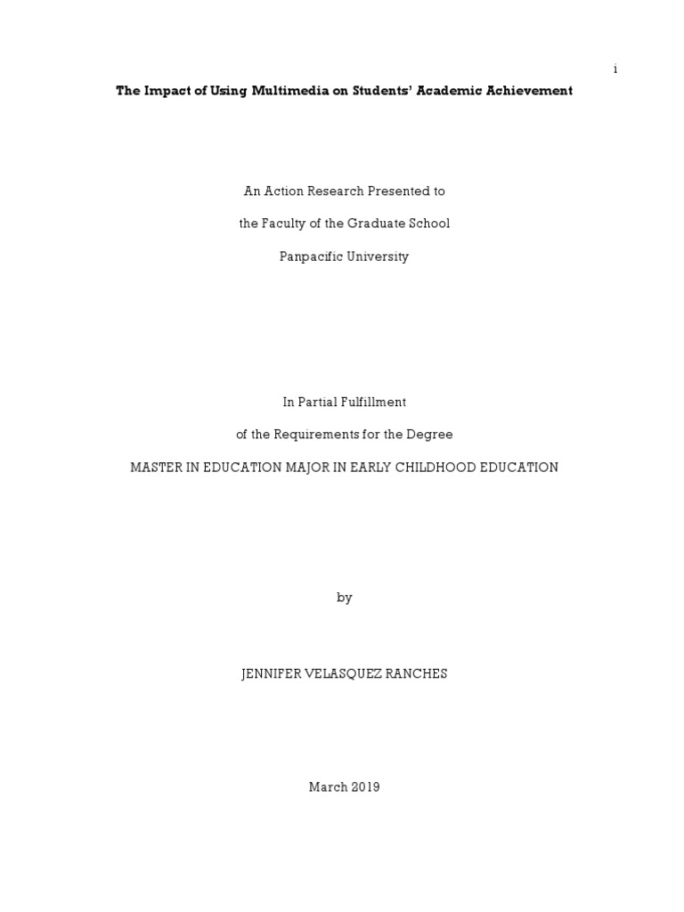 The Impact Of Using Multimedia On Students Pdf Multimedia Teachers