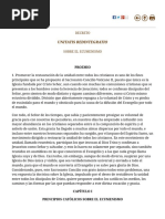 Resumen de Unitatis Redintegratio | PDF | Cristo (título) | Iglesia Católica