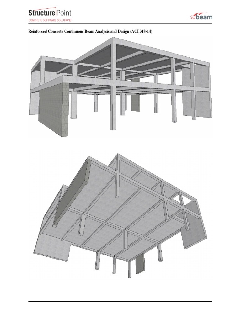 Reinforced Concrete Continuous Beam Analysis and Design (ACI 318-14 ...