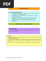 Penyajian Tabel Sturges | PDF | Metode & Bahan Ajar
