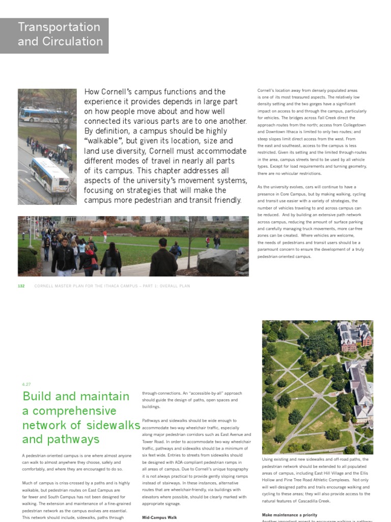 Transportation Circulation Pdf Pdf Pedestrian Crossing Pedestrian