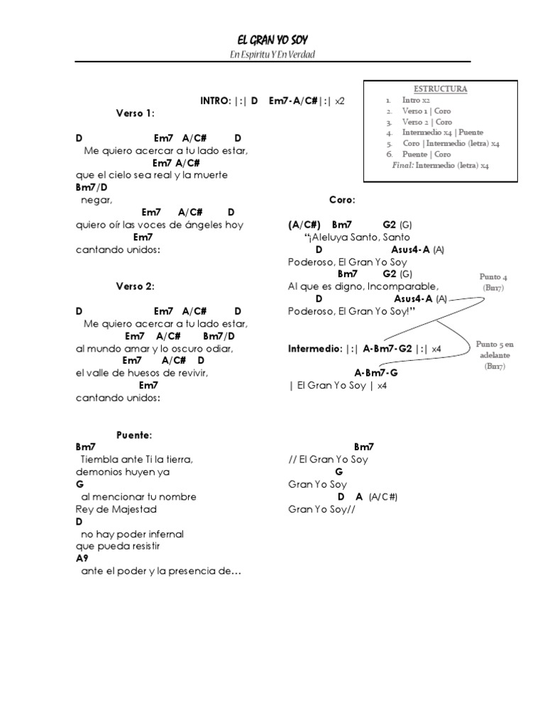 El Gran Yo Soy - en Espíritu Y en Verdad (D) | PDF | Ocio