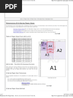 Table of Paper Sizes From 4A0 To A10 | PDF