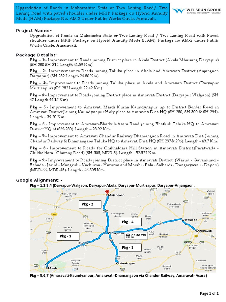 Location Map of AM2 Project | PDF