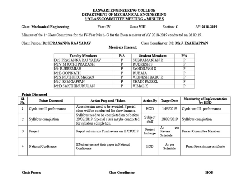 Easwari Engineering College Department of Mechanical Engineering 3 ...