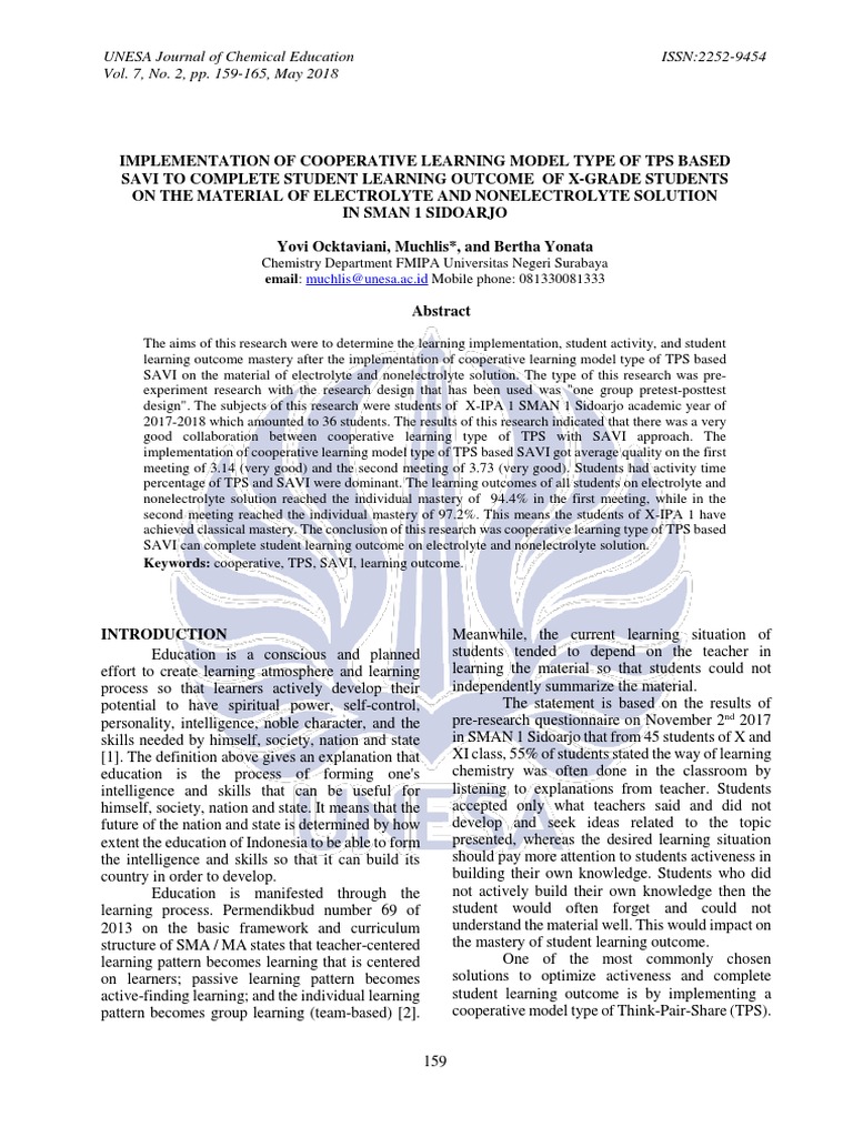 TPS Savi | PDF | Learning Styles | Learning