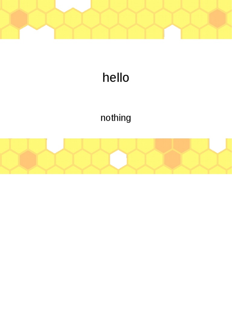 Hello Message | PDF