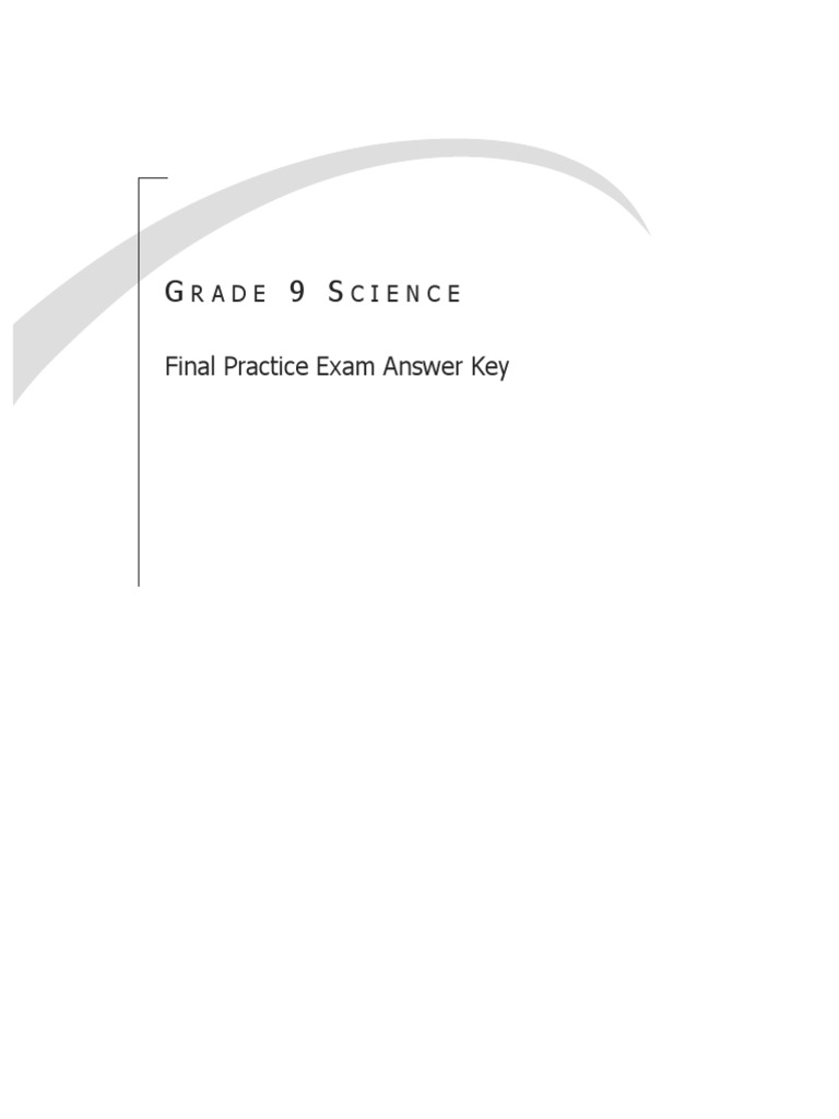 Final Practice Exam Answer Key: Rade Cience | PDF | Zygosity | Physical ...