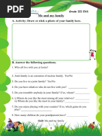 EVS IV Worksheet | PDF