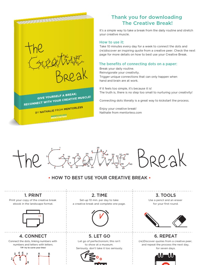 Thank You For Downloading The Creative Break!: How To Use It | PDF