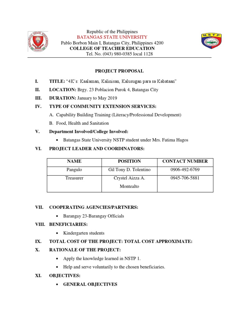 Project Proposal | PDF